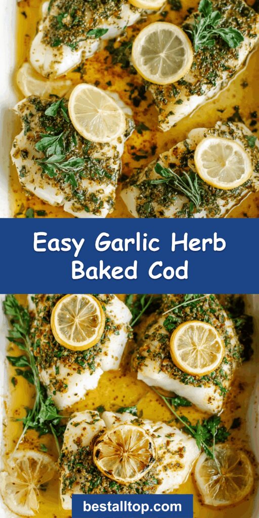 Garlic Herb Baked Cod – bestalltop.com