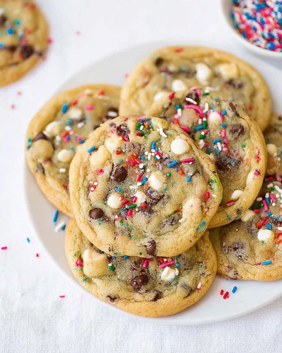 Chocolate Chip Cookies with Sprinkles Recipe – bestalltop.com