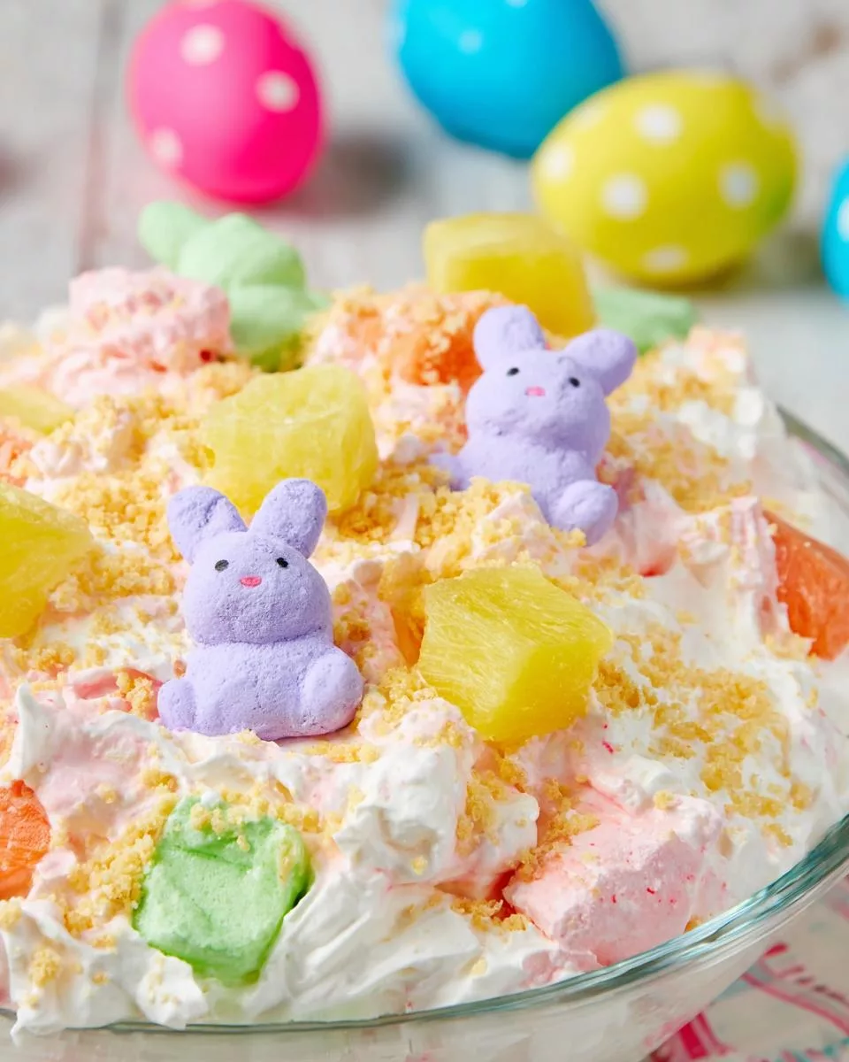 Creamy Easter Fruit Fluff Recipe Your Kids Will Devour - Gourmet ...