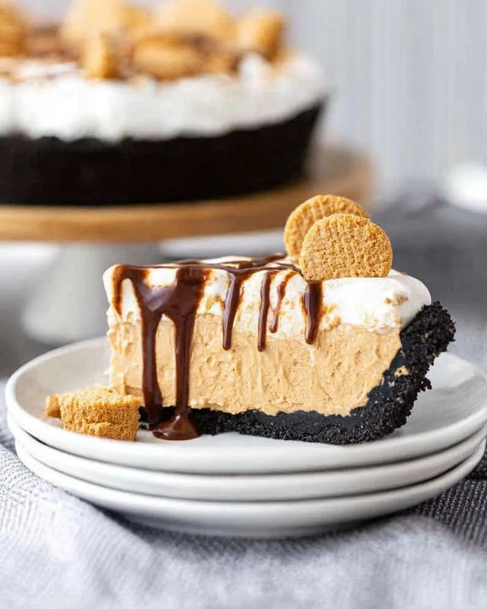 No-Bake Peanut Butter Marshmallow Pie Recipe - bestalltop.com