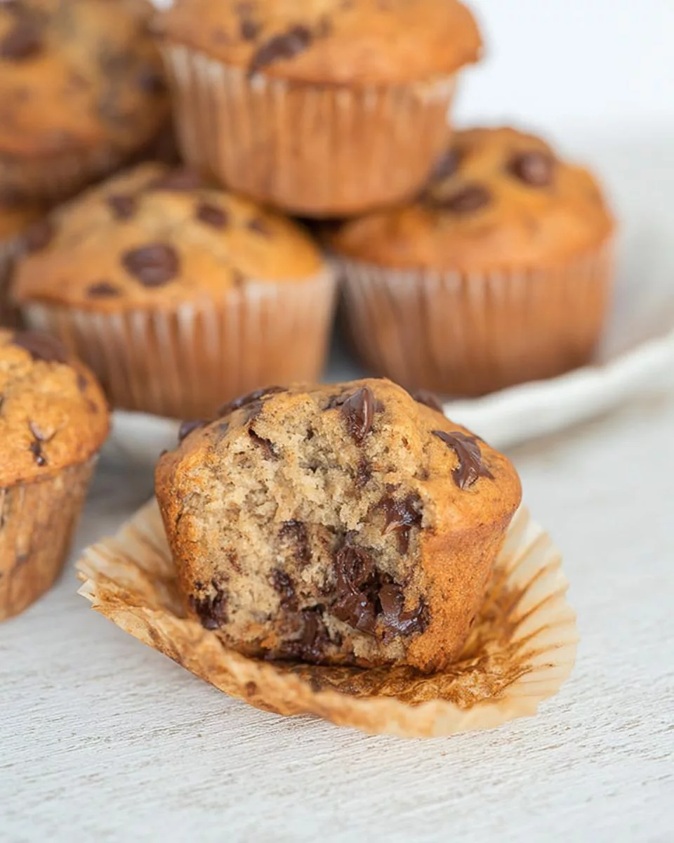 Banana Chocolate Chip Muffins: Irresistibly Moist & Easy Recipe ...