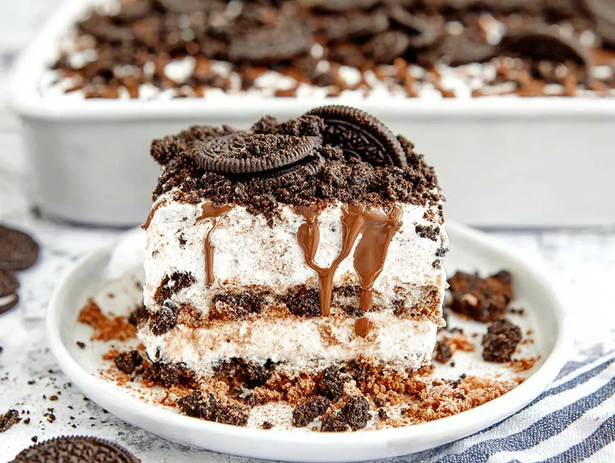 Luscious Cookies and Cream Ice Cream Cake Recipe to Die For ...