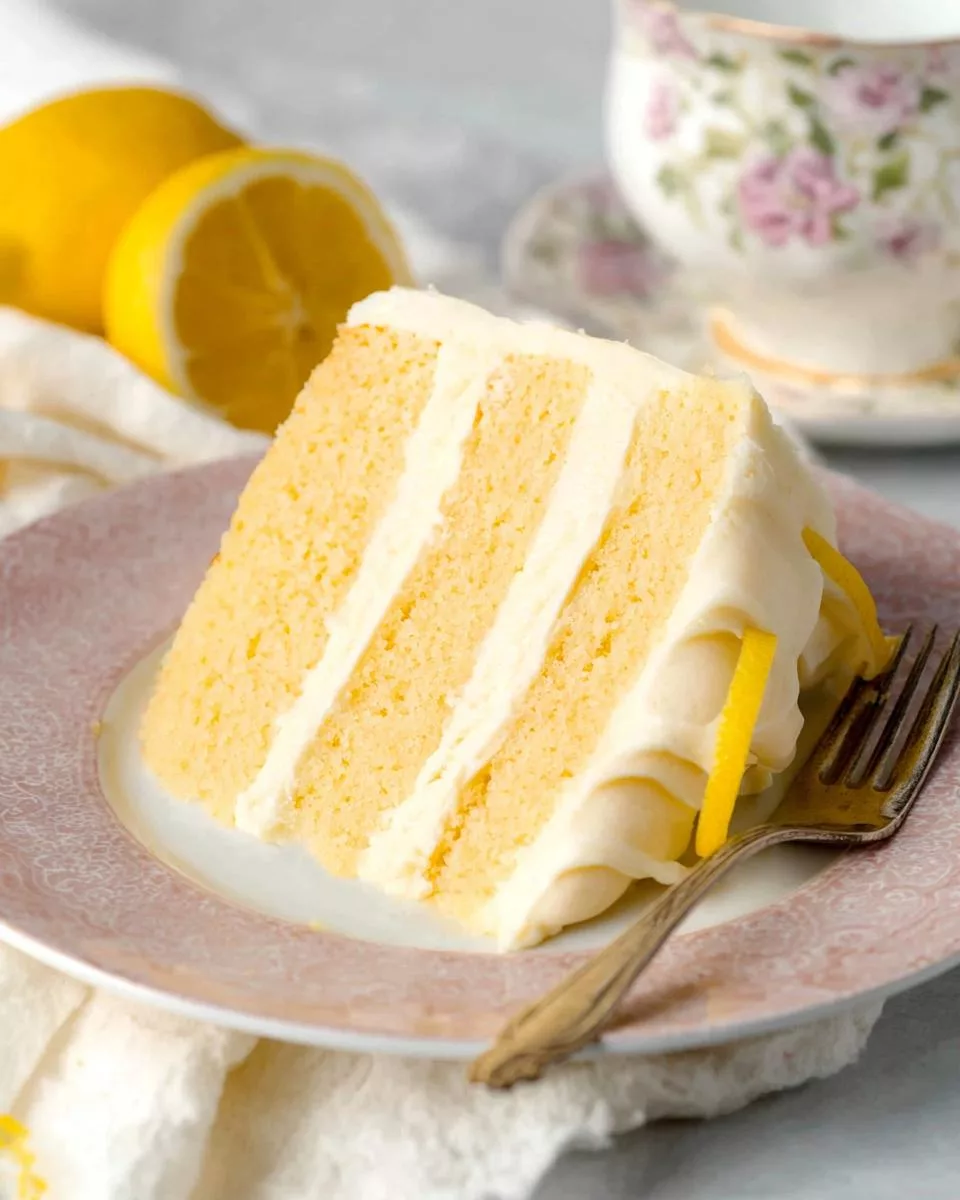 The Perfect Lemon Layer Cake: Unbelievably Moist Recipe - Gourmet ...