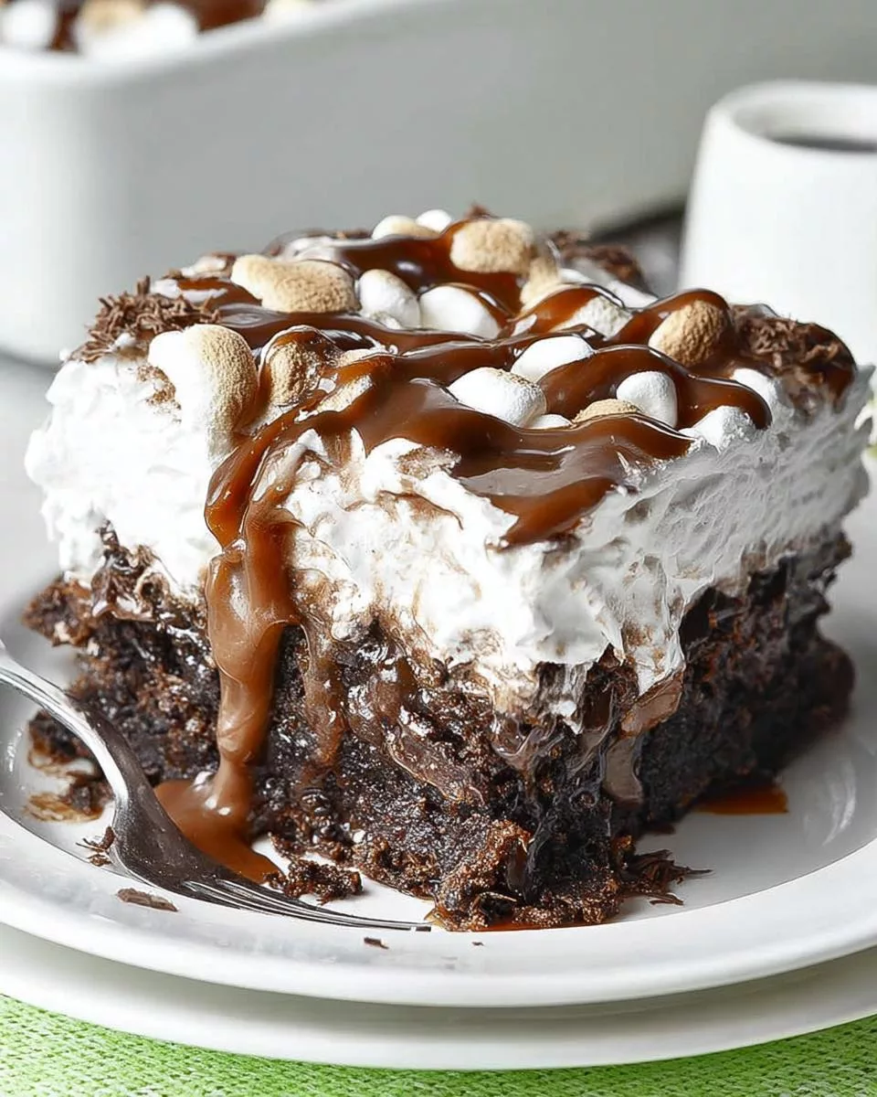 Marshmallow Chocolate Poke Cake – Irresistible Dessert Magic ...