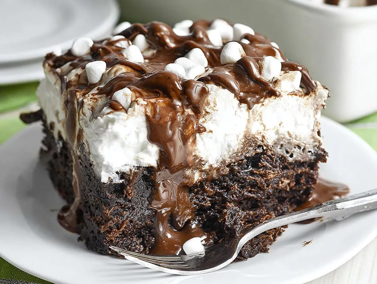 Marshmallow Chocolate Poke Cake – Irresistible Dessert Magic ...