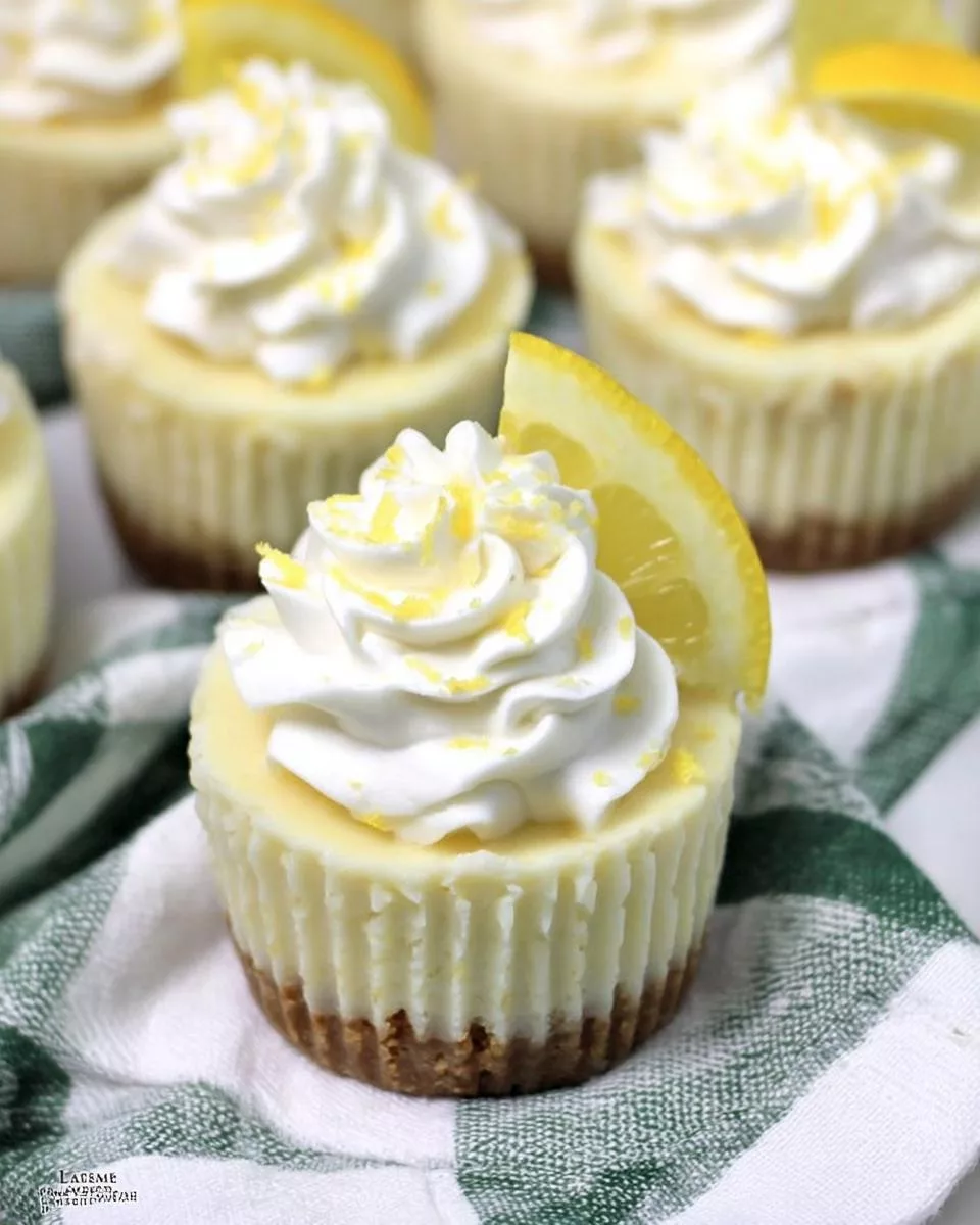 Irresistible Mini Lemon Cheesecake Recipe You'll Crave - bestalltop.com