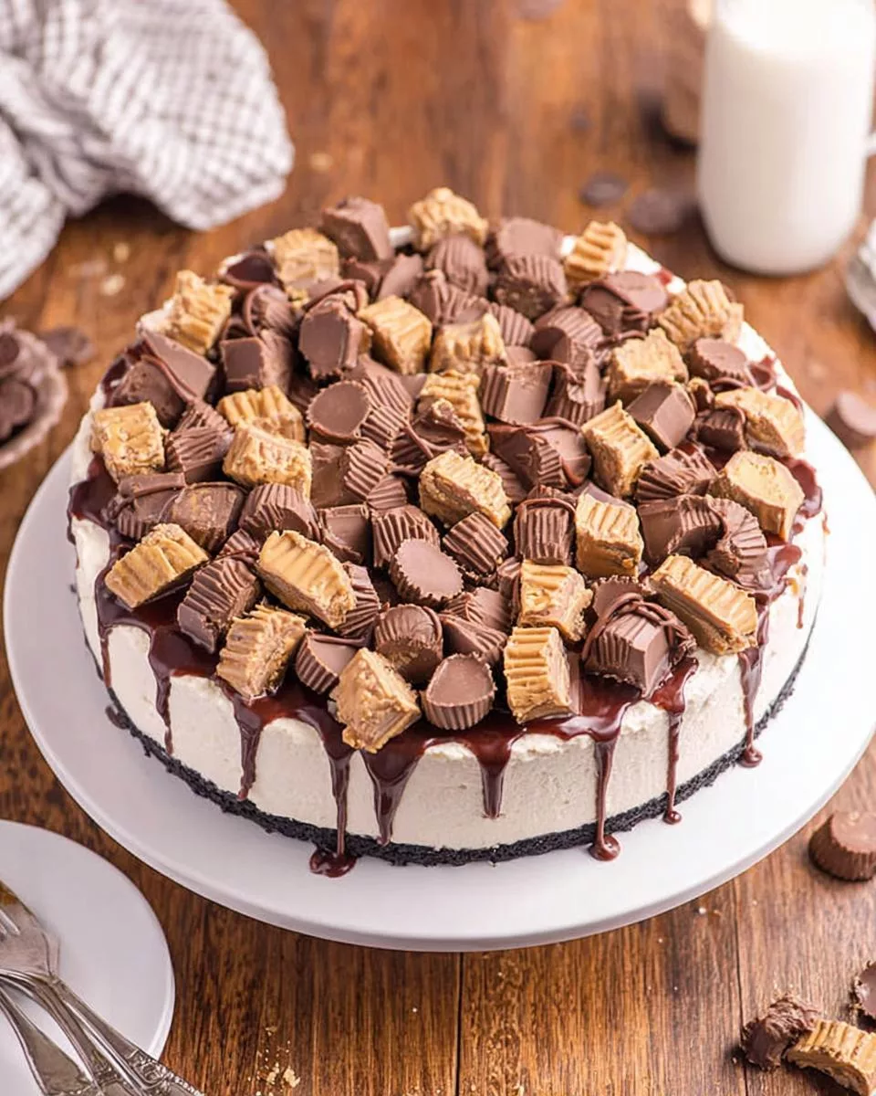 Decadent Reese’s No Bake Cheesecake That Melts Hearts - bestalltop.com