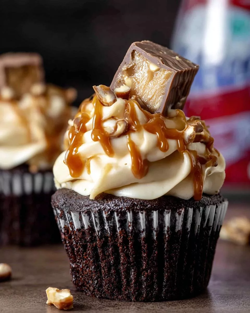 Decadent Snickers Cupcakes That Will Blow Your Mind - bestalltop.com