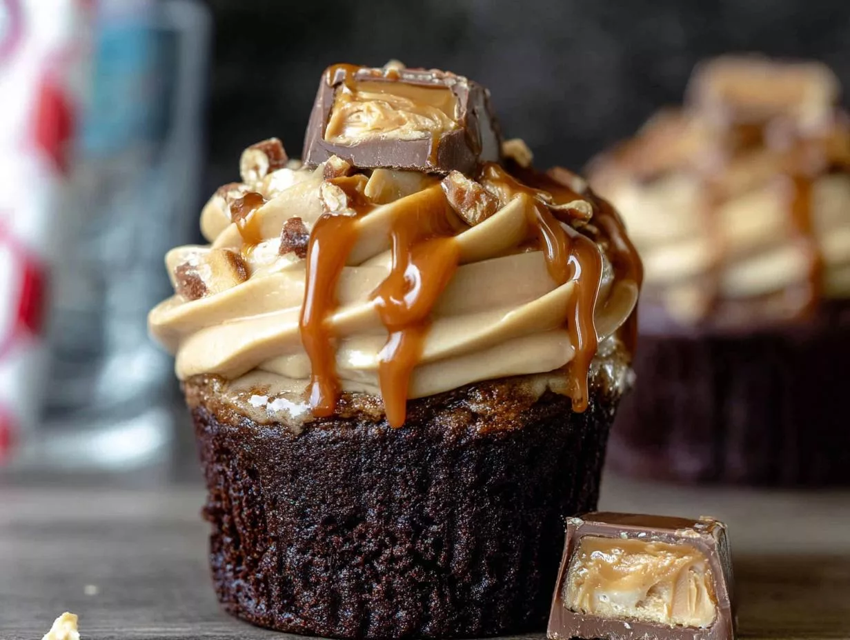 Decadent Snickers Cupcakes That Will Blow Your Mind - bestalltop.com